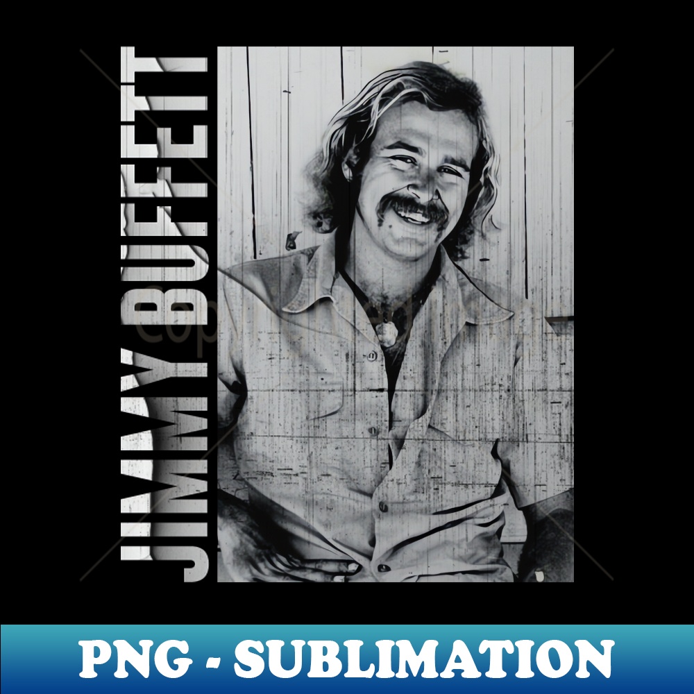 Jimmy Buffett Vintage Distressed - Signature Sublimation PN - Inspire ...