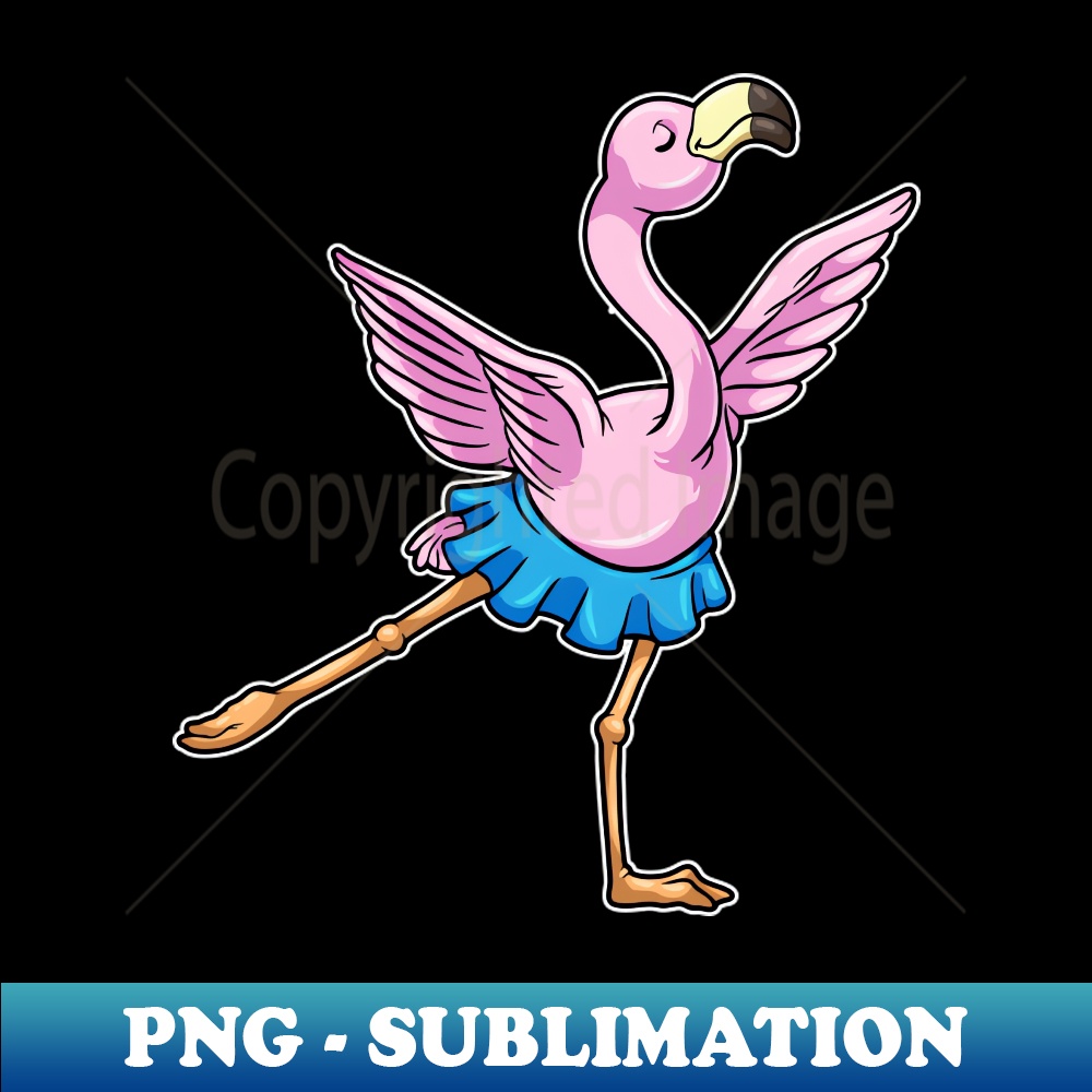 Flamingo as Ballerina at Ballet - High-Resolution PNG Sublim | Inspire ...