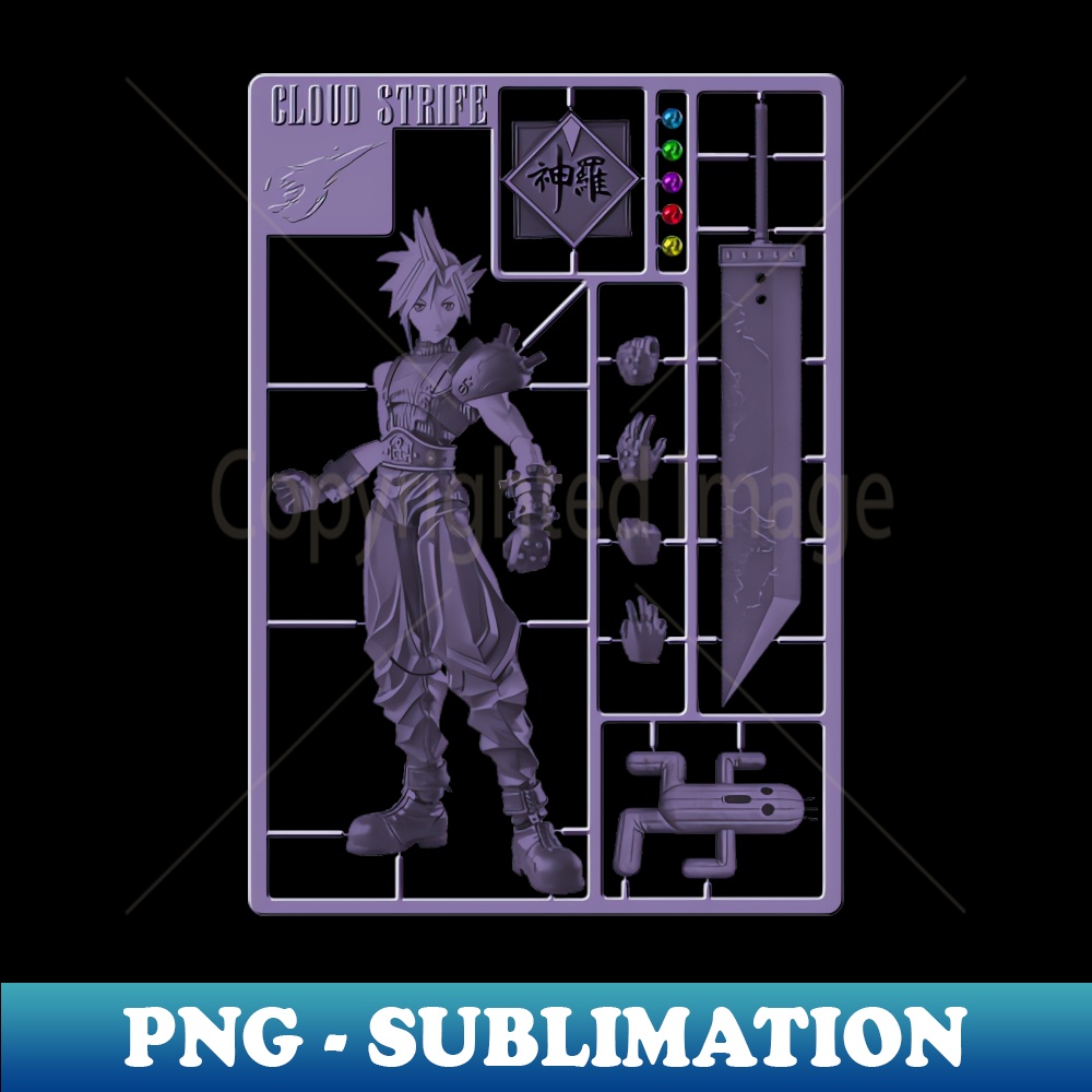 Final Fantasy VII - Cloud Strife Model Sprue - Special Editi | Inspire Uplift