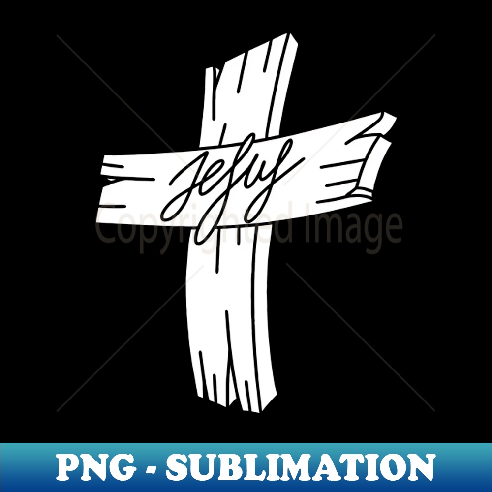 A wooden cross with the inscription Jesus - Exclusive Sublim | Inspire ...