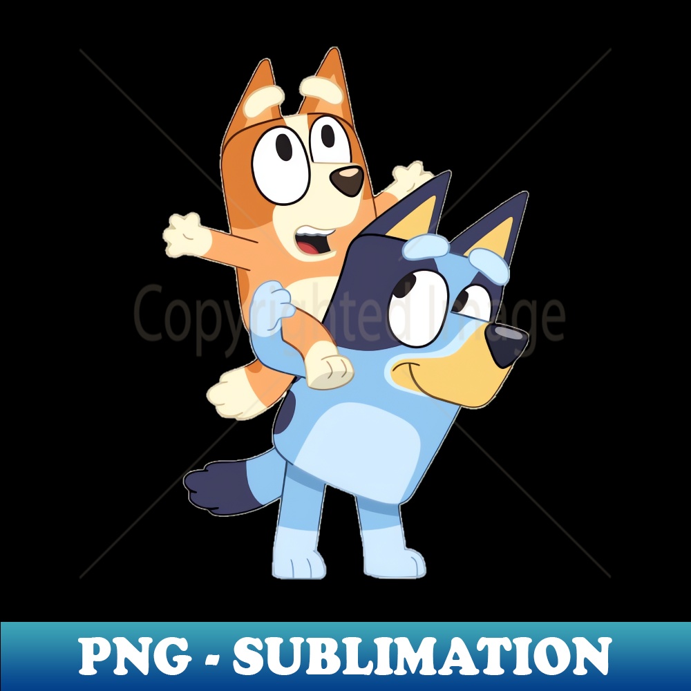 Bluey and Bingo - Sublimation-Ready PNG File - Transform You - Inspire Uplift