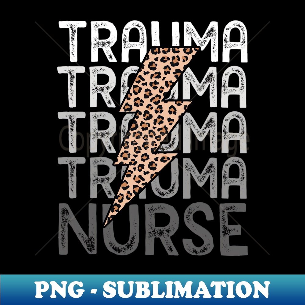 Boho Trauma Nurse Leopard Print Nursing - Aesthetic Sublimat | Inspire ...