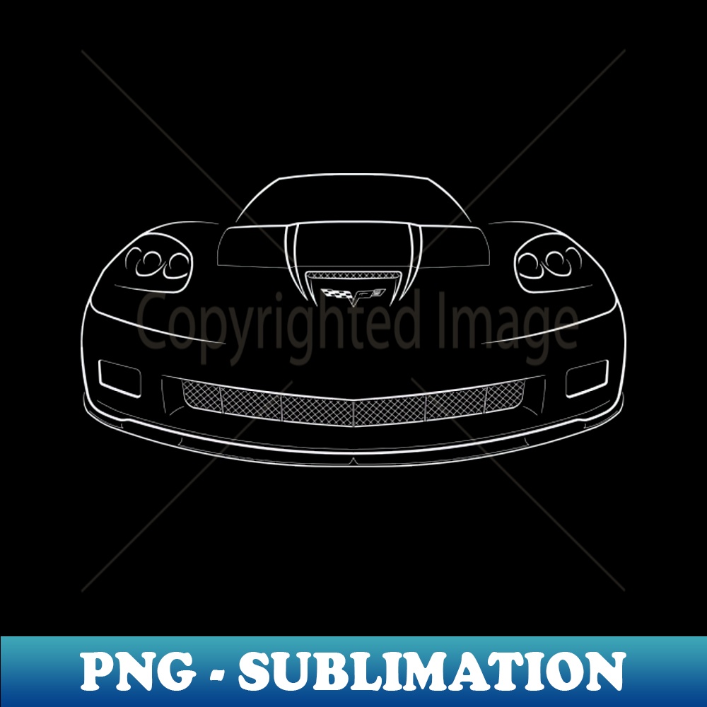 Centennial Edition C6 Chevrolet Corvette - front stencil whi | Inspire ...