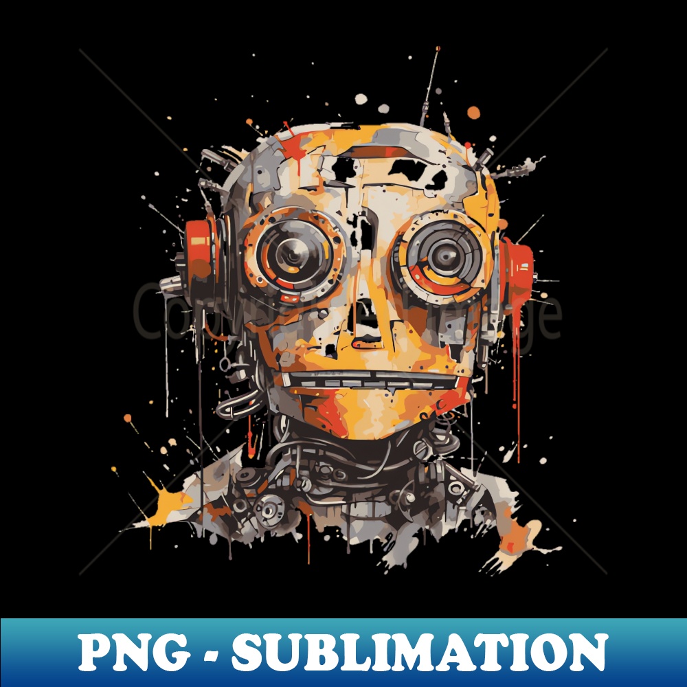 A Disappointed Robot - Sublimation-Ready PNG File - Create w | Inspire ...