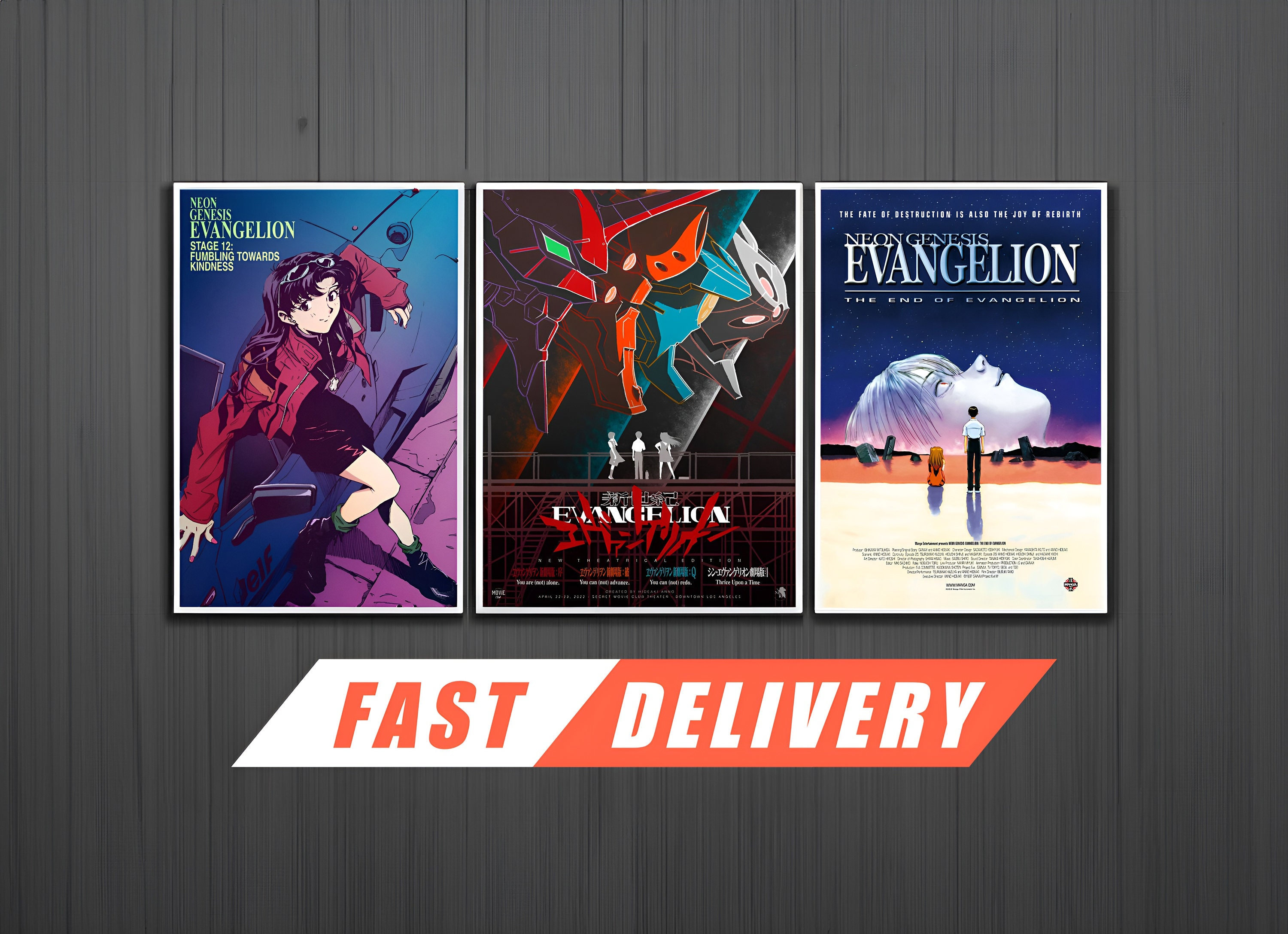 Neon Genesis Evangelion Posters - Anime Evangelion Poster Pr - Inspire ...