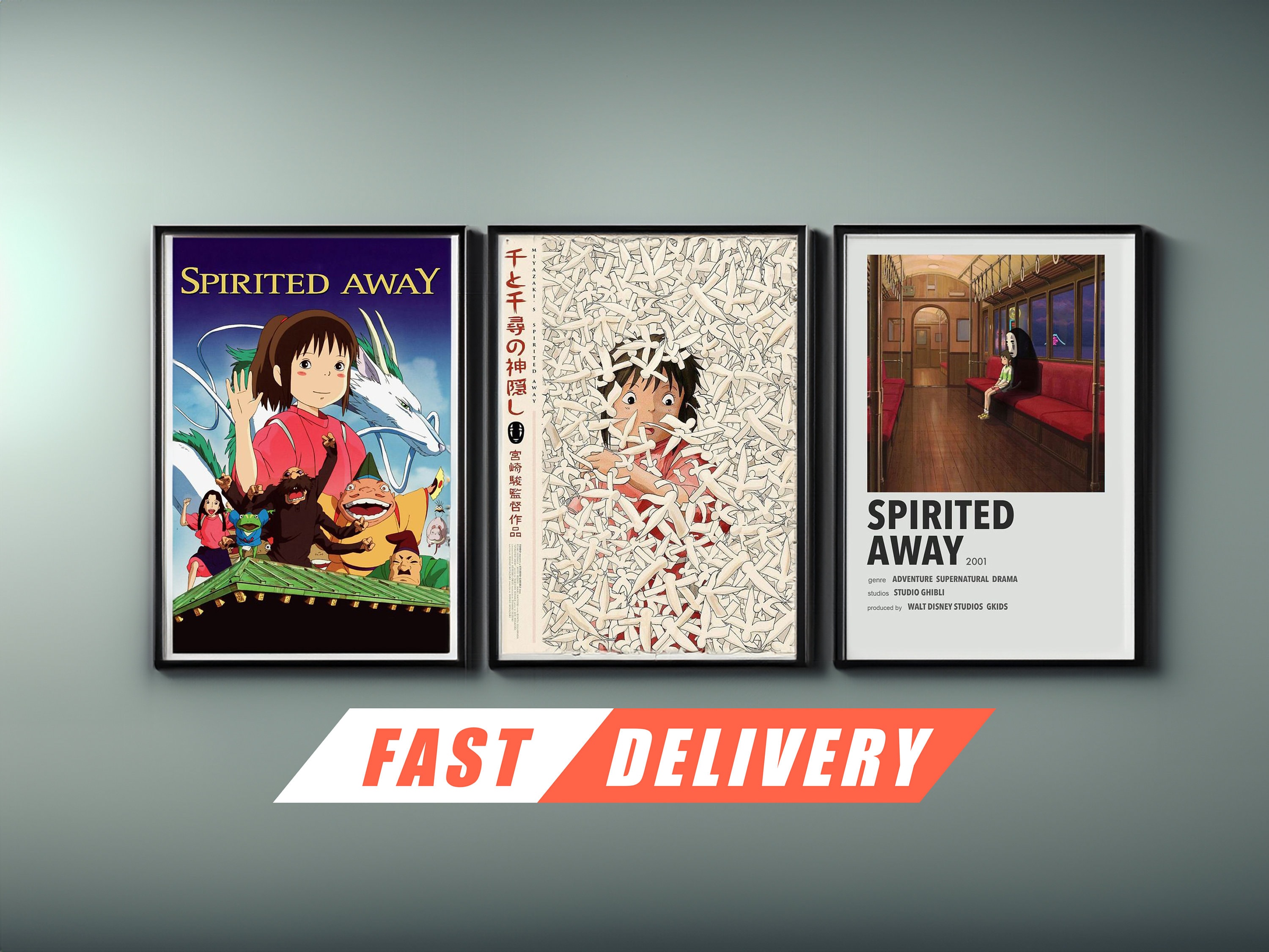 Spirited Away Posters - Studio Ghibli Chihiro Poster, Spirit | Inspire ...