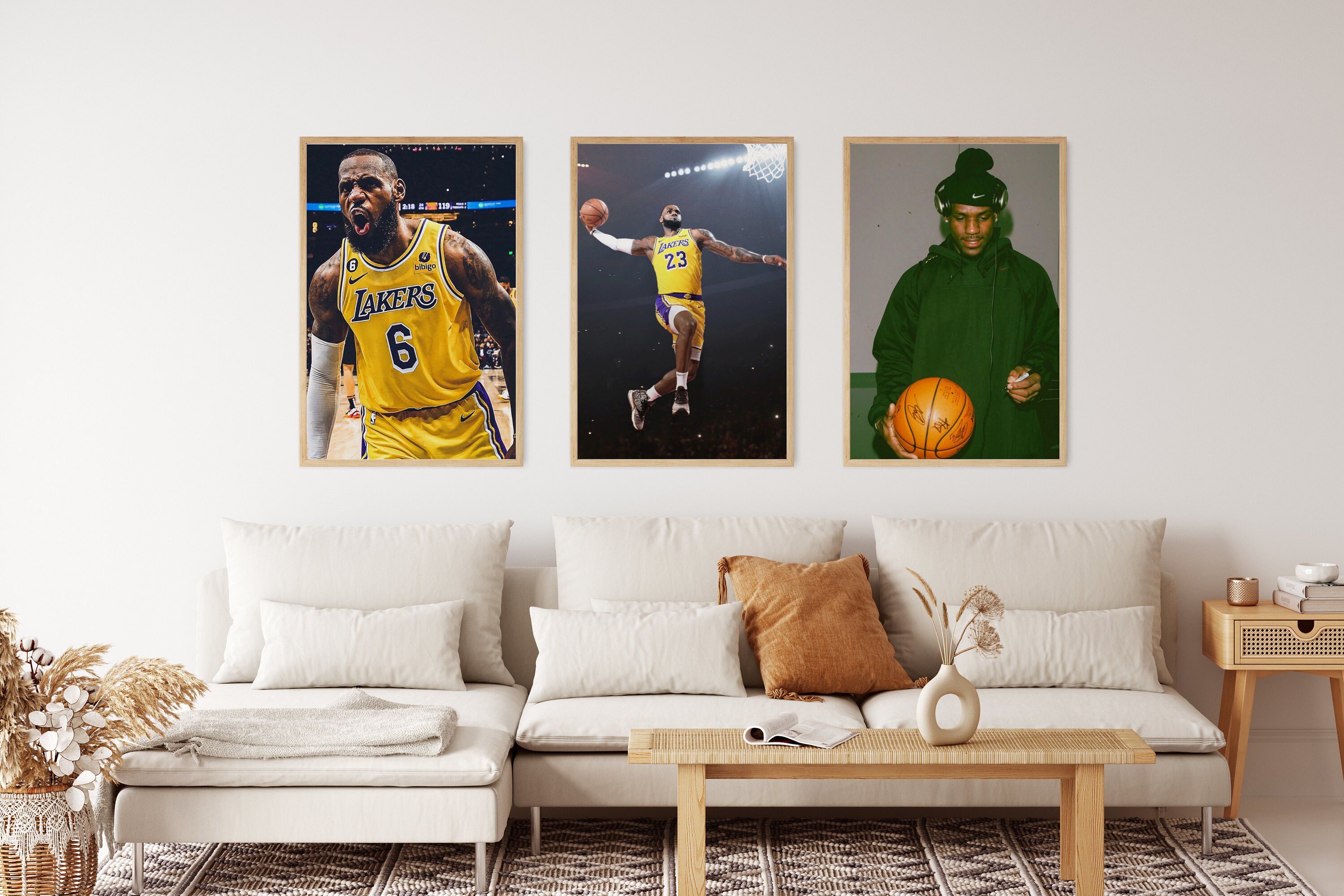 Lebron James Poster, Lebron James Set of 3 Posters, Basketba | Inspire ...