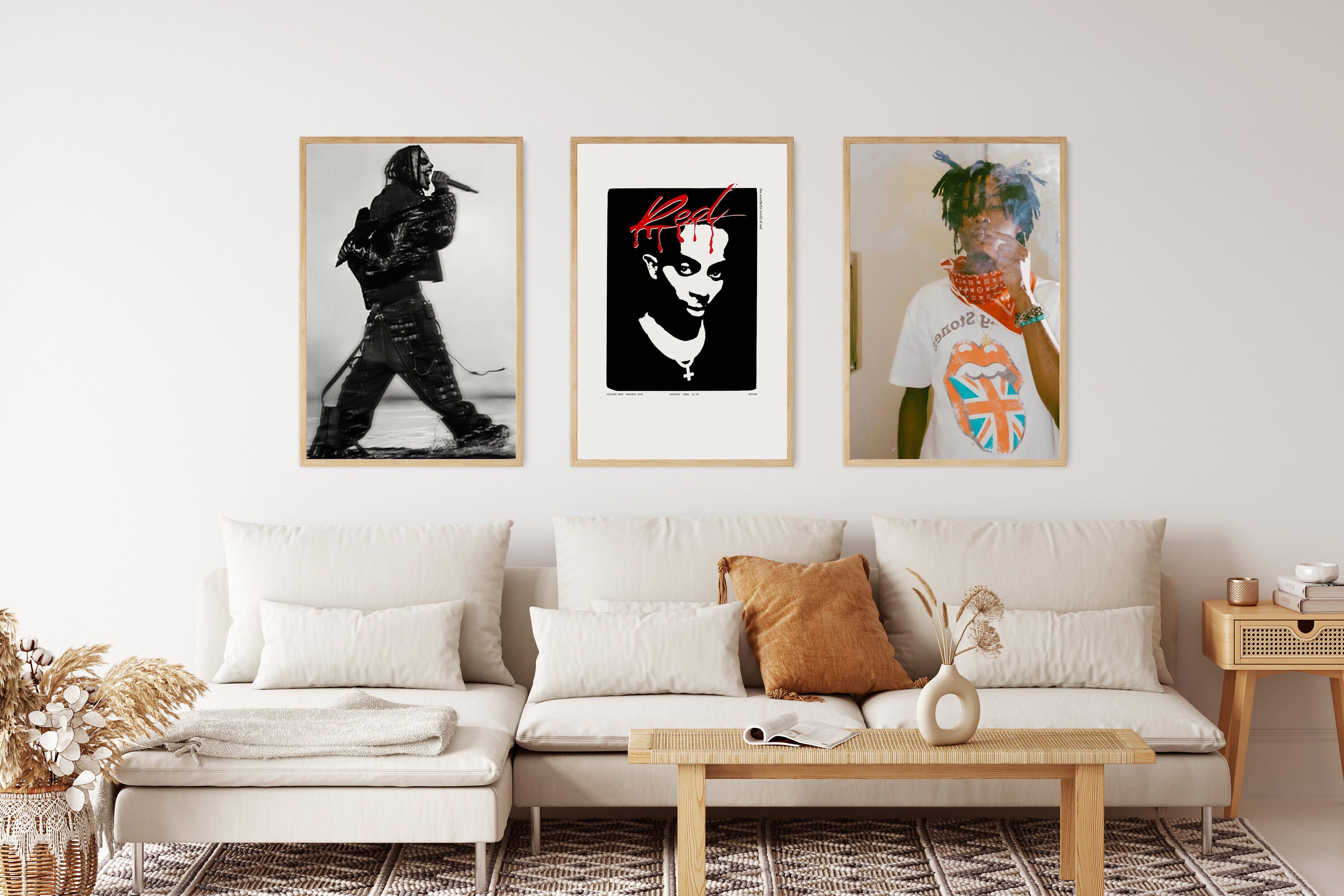 Playboi Carti Poster, Playboi Carti Set of 3 Posters, Playbo | Inspire ...