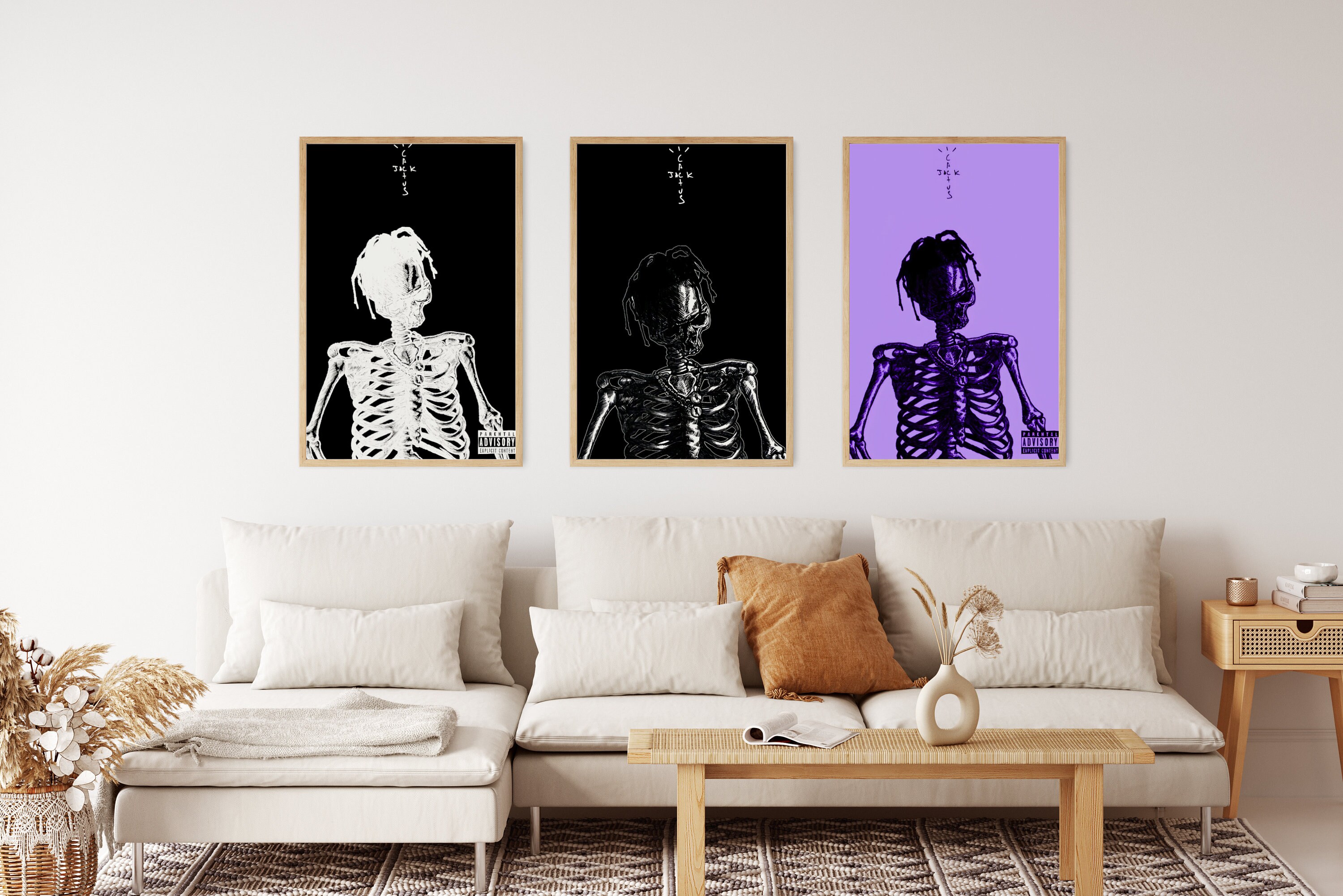 Travis Scott Poster, Travis Scott Set of 3 Posters, Wall Dec | Inspire ...