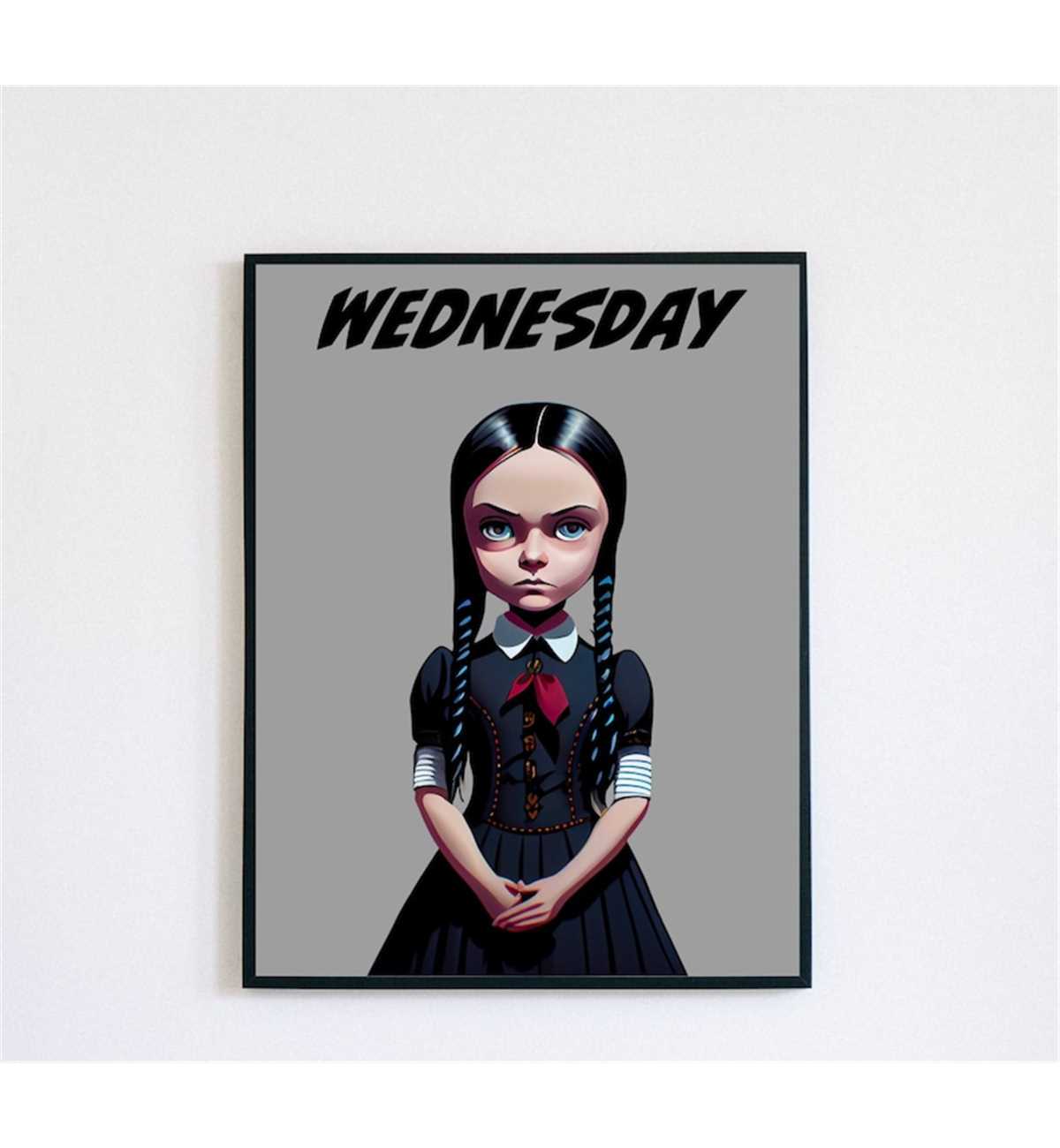 Wednesday Poster - Wall Picture - Gift Idea | Inspire Uplift