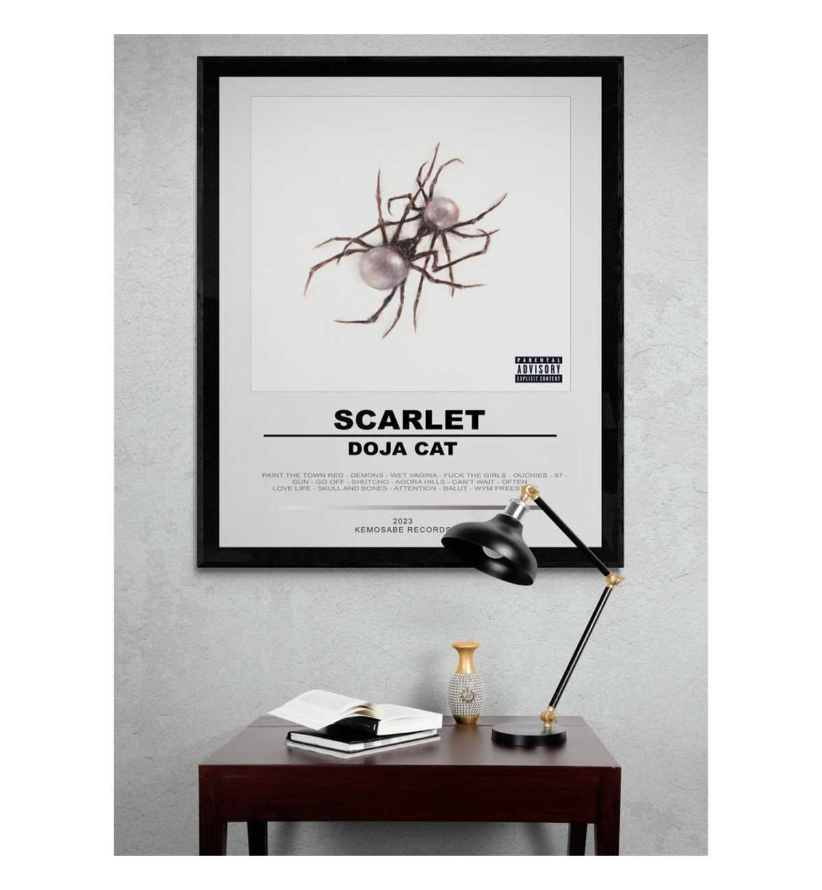 Doja Cat Scarlet album poster 003, doja cat | Inspire Uplift
