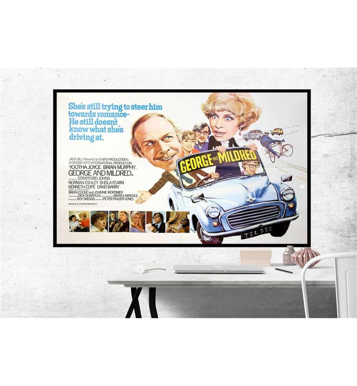 George & Mildred TV Comedy Show Vintage Art | Inspire Uplift