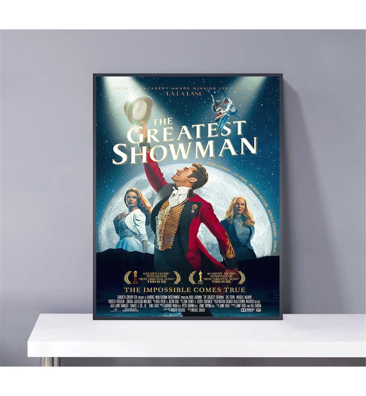 The Greatest Showman Classic Movie Poster PVC package | Inspire Uplift
