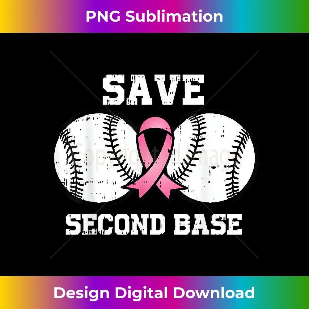 Baseball Pink Ribbon Fight Cool Breast Cancer Awareness Gift | Inspire Uplift