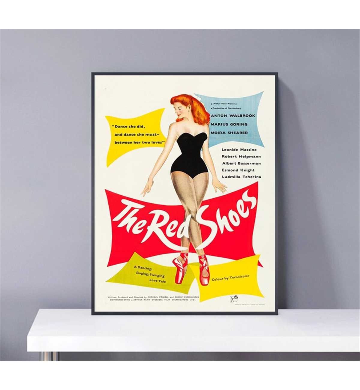 The Red Shoes Movie Poster 1948 Film PVC | Inspire Uplift