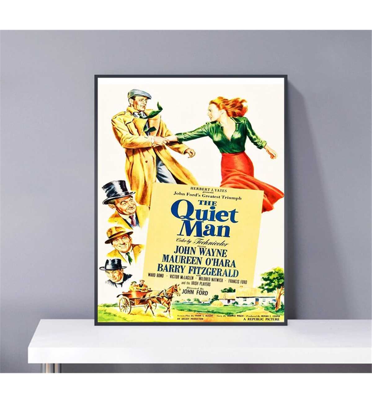 The Quiet Man 1952 Movie Poster PVC package | Inspire Uplift