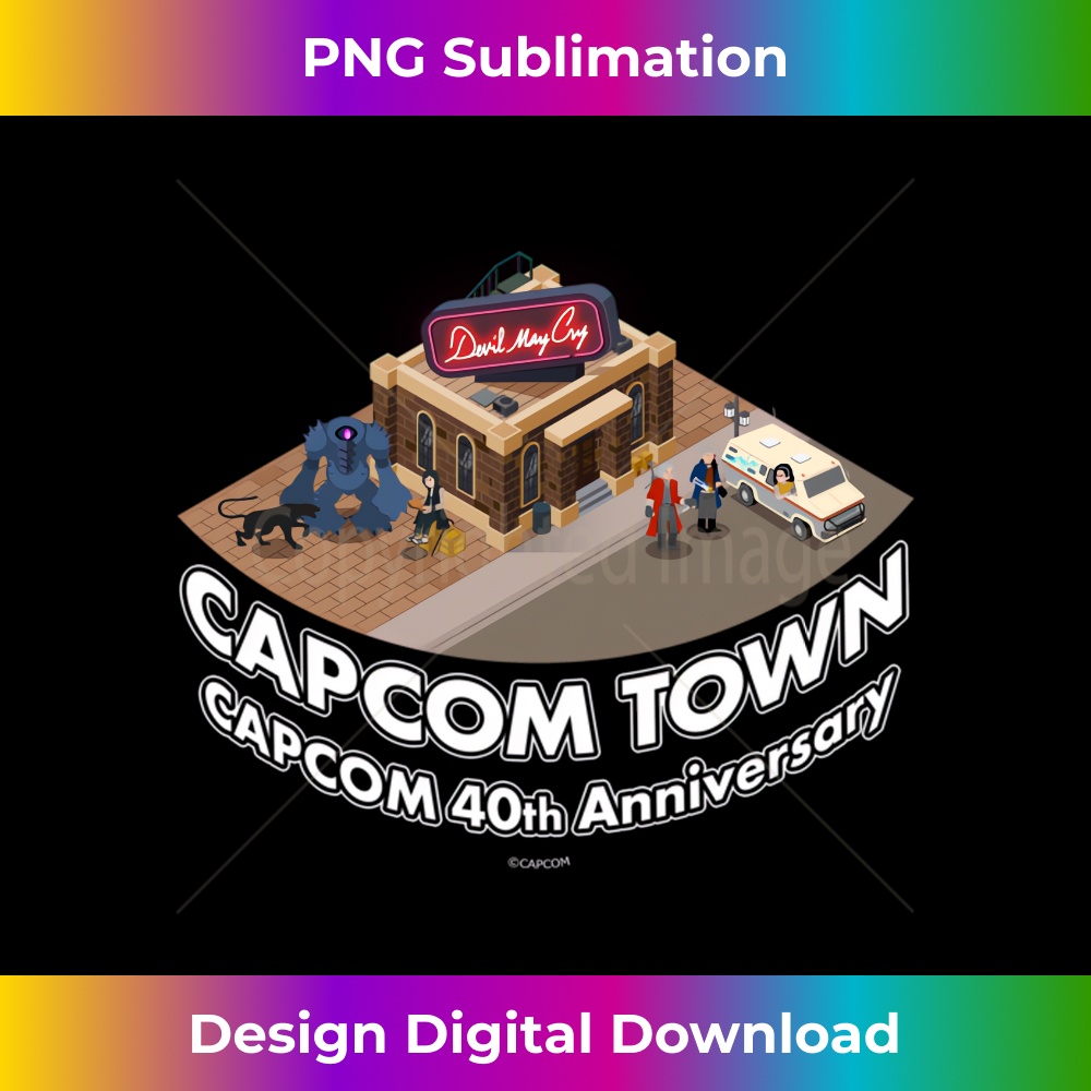 CAPCOM 40th Anniversary CAPCOM TOWN Devil May Cry Long Sleev | Inspire ...