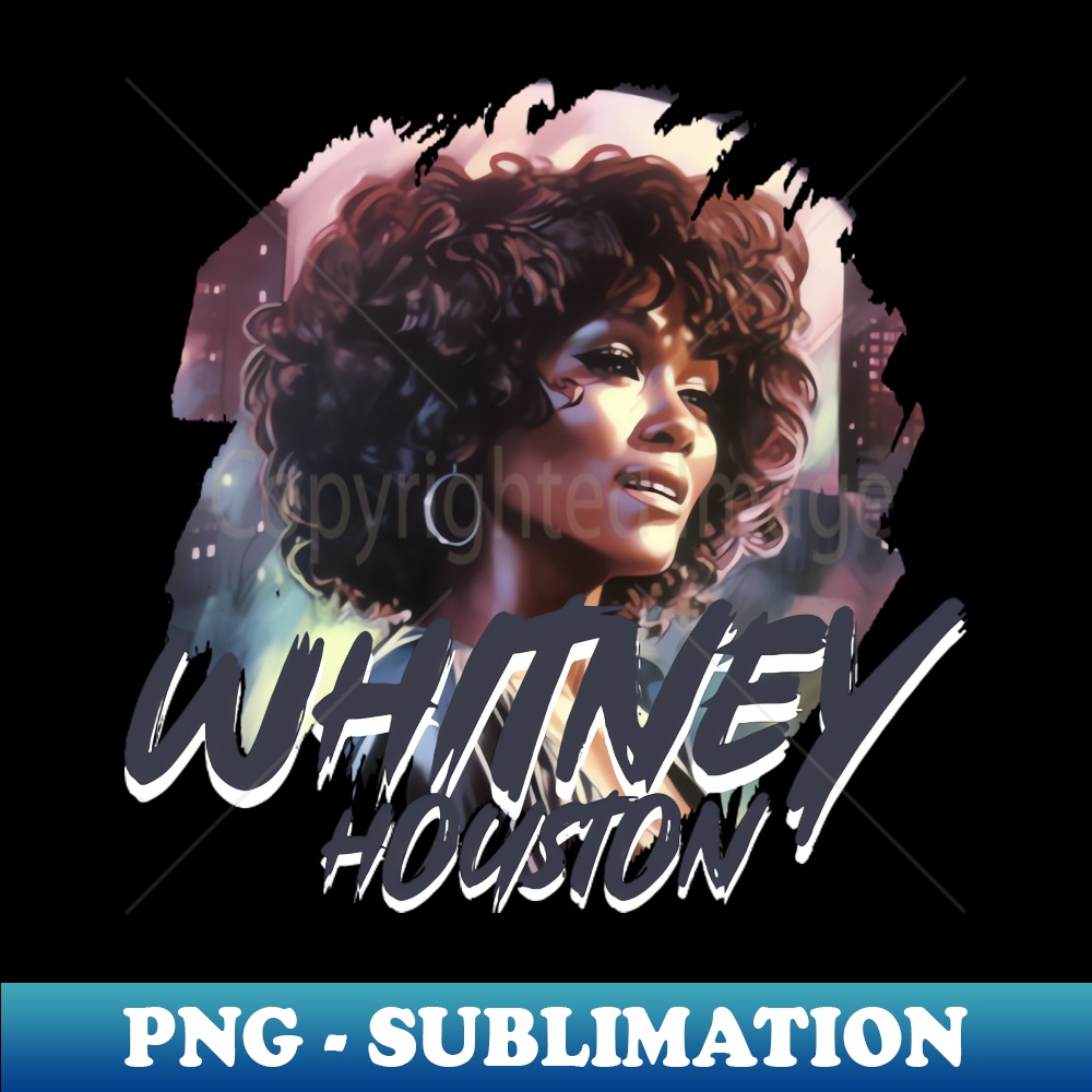 Whitney Houston - Vintage Sublimation PNG Download - Add a F | Inspire ...