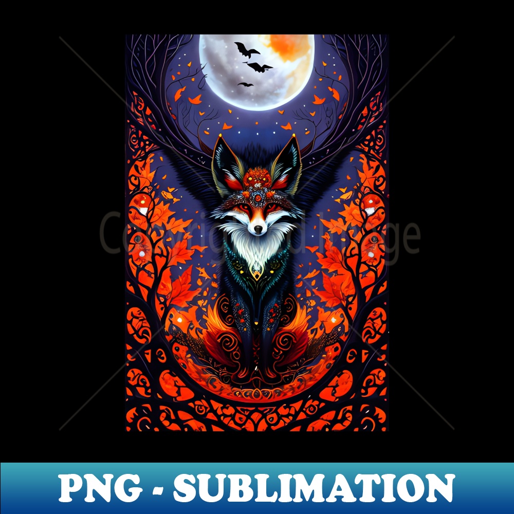 halloween style powerful fox witch 24 - High-Resolution PNG | Inspire ...