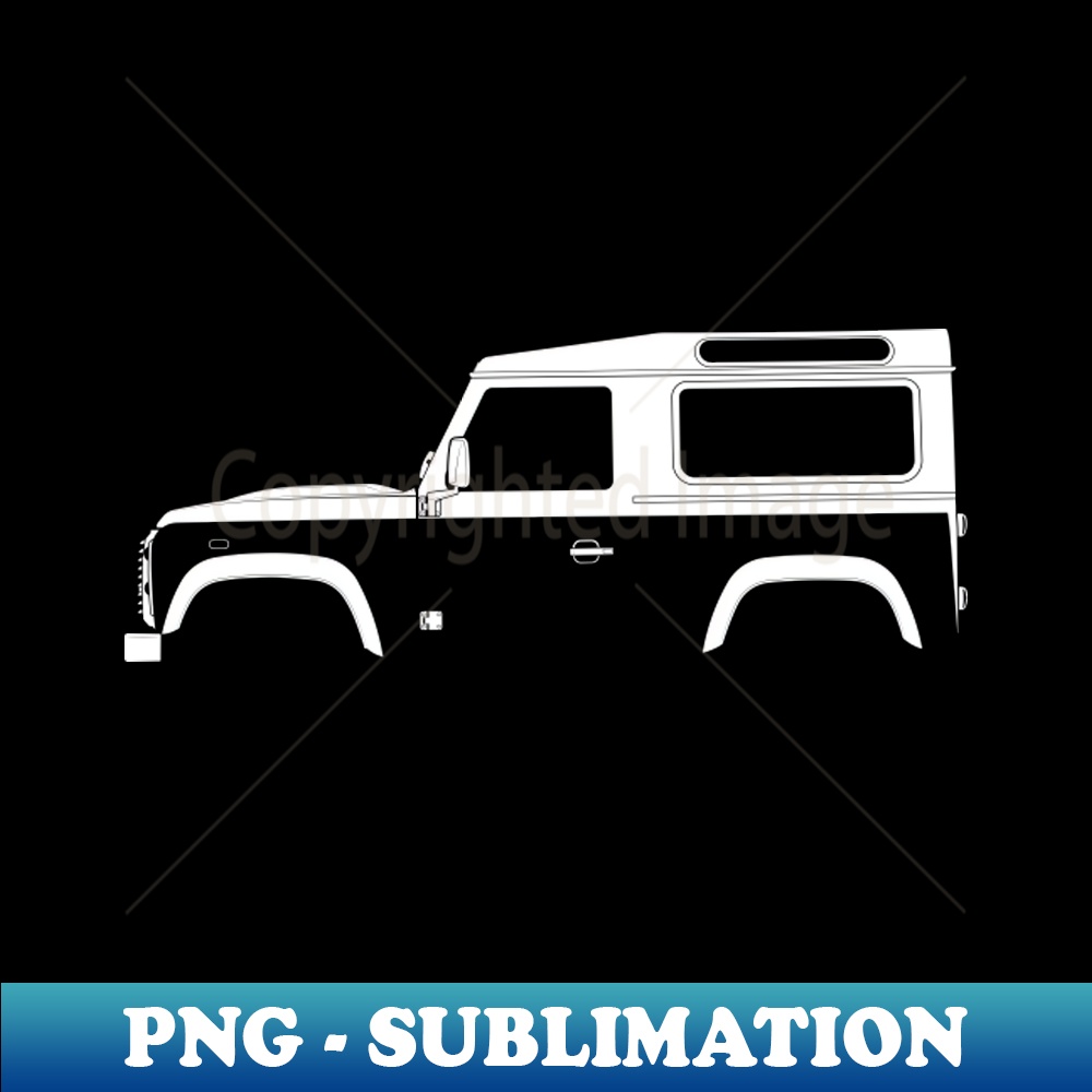 Land Rover Defender 90 Silhouette - Exclusive Sublimation Di - Inspire ...