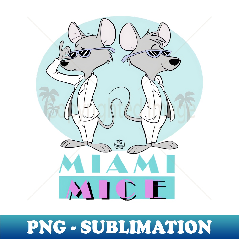 Miami Mice Miami Vice parody - Instant PNG Sublimation Downl | Inspire ...
