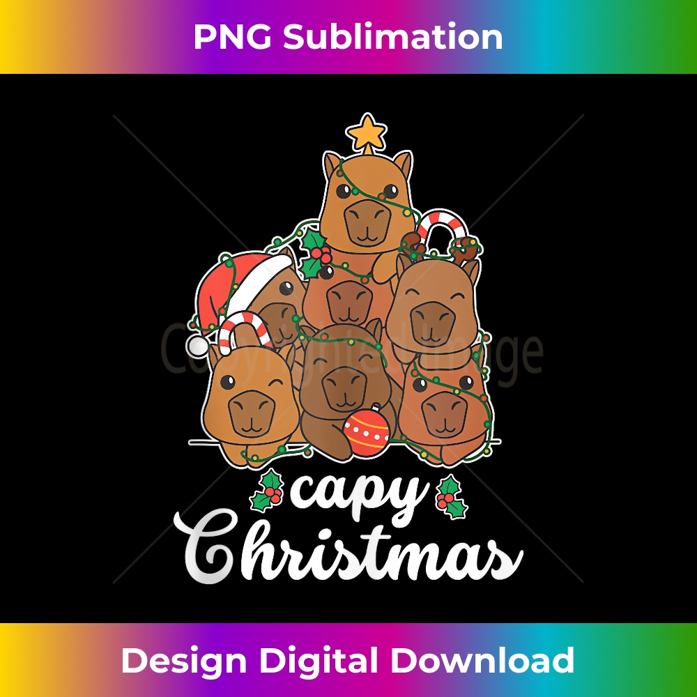 Capybara Christmas Capy Christmas Tank To - Innovative PNG S | Inspire ...