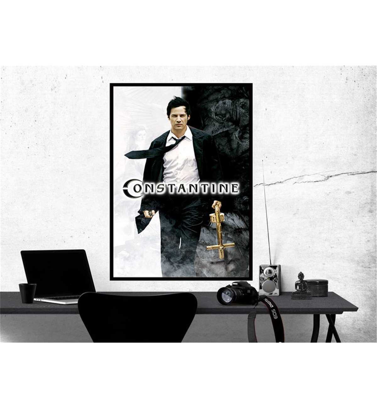 Constantine Movie Poster Keanu Reeves Rachel Weisz Film, | Inspire Uplift