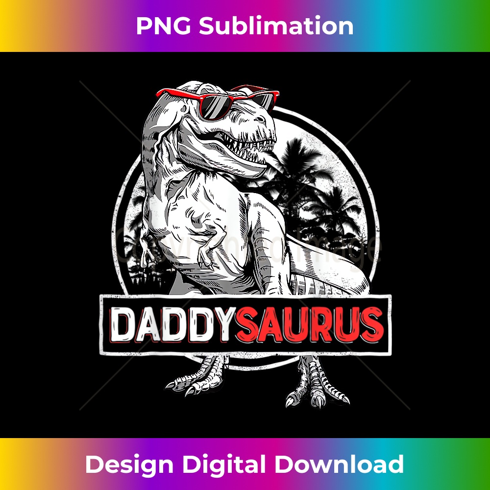 Daddysaurus T Rex Dinosaur Daddy Saurus Family Matching Long - Inspire ...