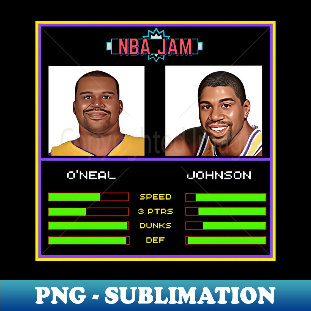 Shaq Magic - NBA Jam Edition - Digital Sublimation Download | Inspire ...