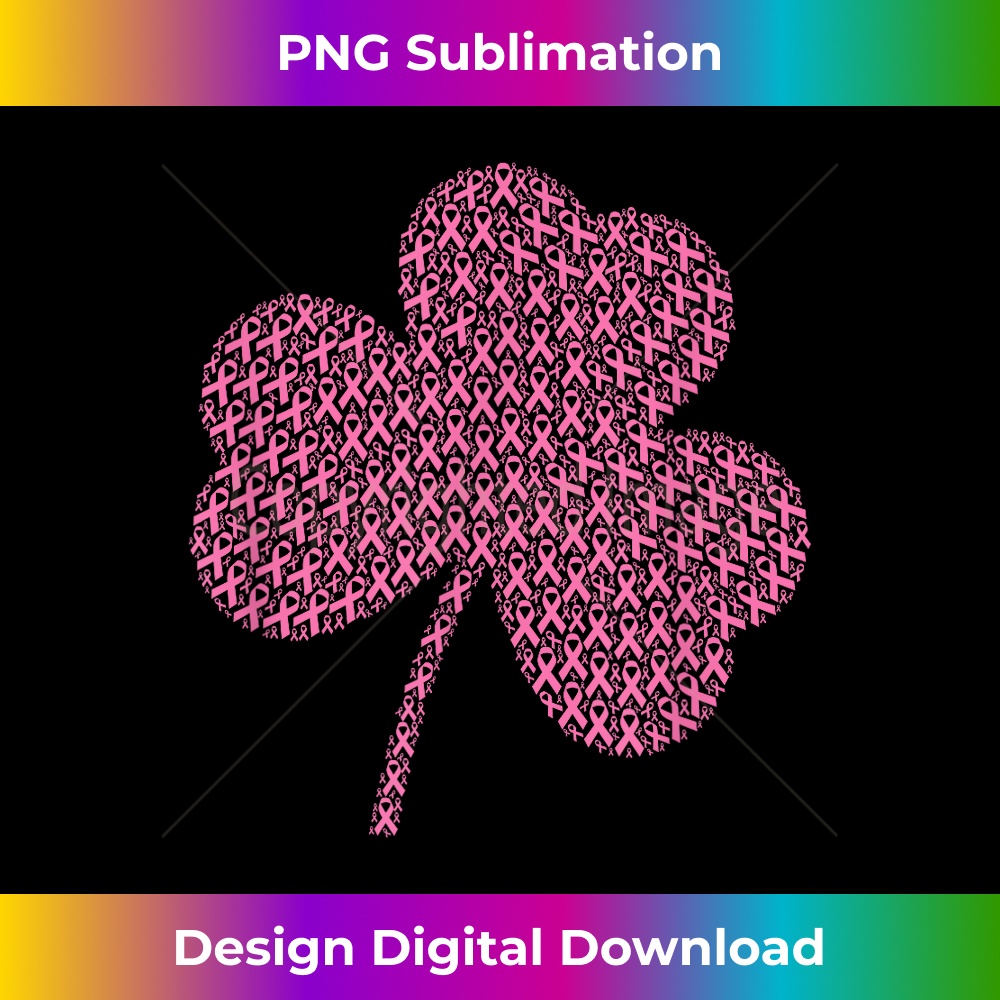 Breast Cancer Awareness Pink Ribbon & Irish Clover Shamrock | Inspire ...