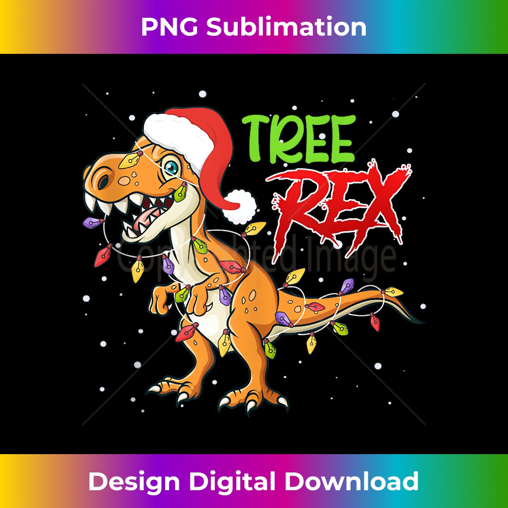 Christmas Tree Rex Dinosaur Christmas Market Fir Tree Tank T | Inspire ...