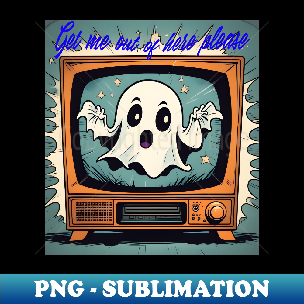 trapped ghost - Retro PNG Sublimation Digital Download - Bol | Inspire ...
