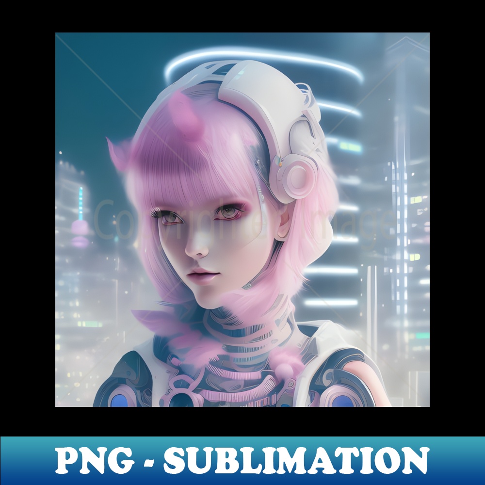 cyber girl developer anime - Premium PNG Sublimation File - | Inspire ...