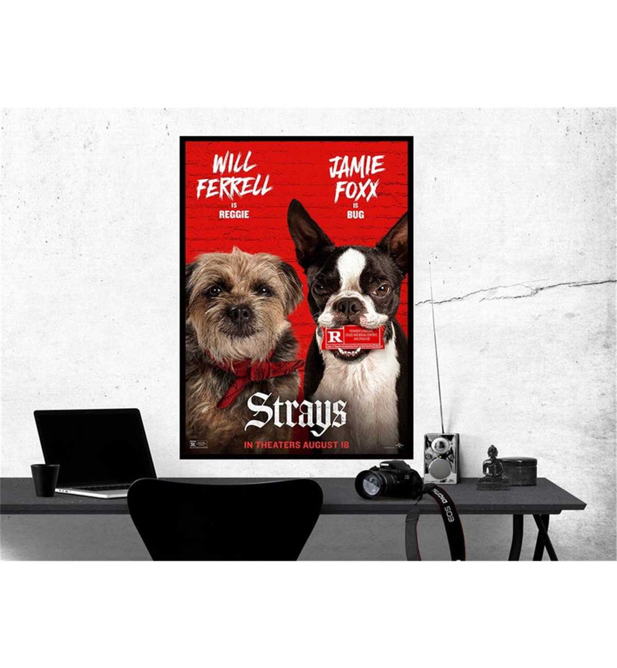 Strays 2023 Movie Poster, Room Decor, Home Decor, | Inspire Uplift
