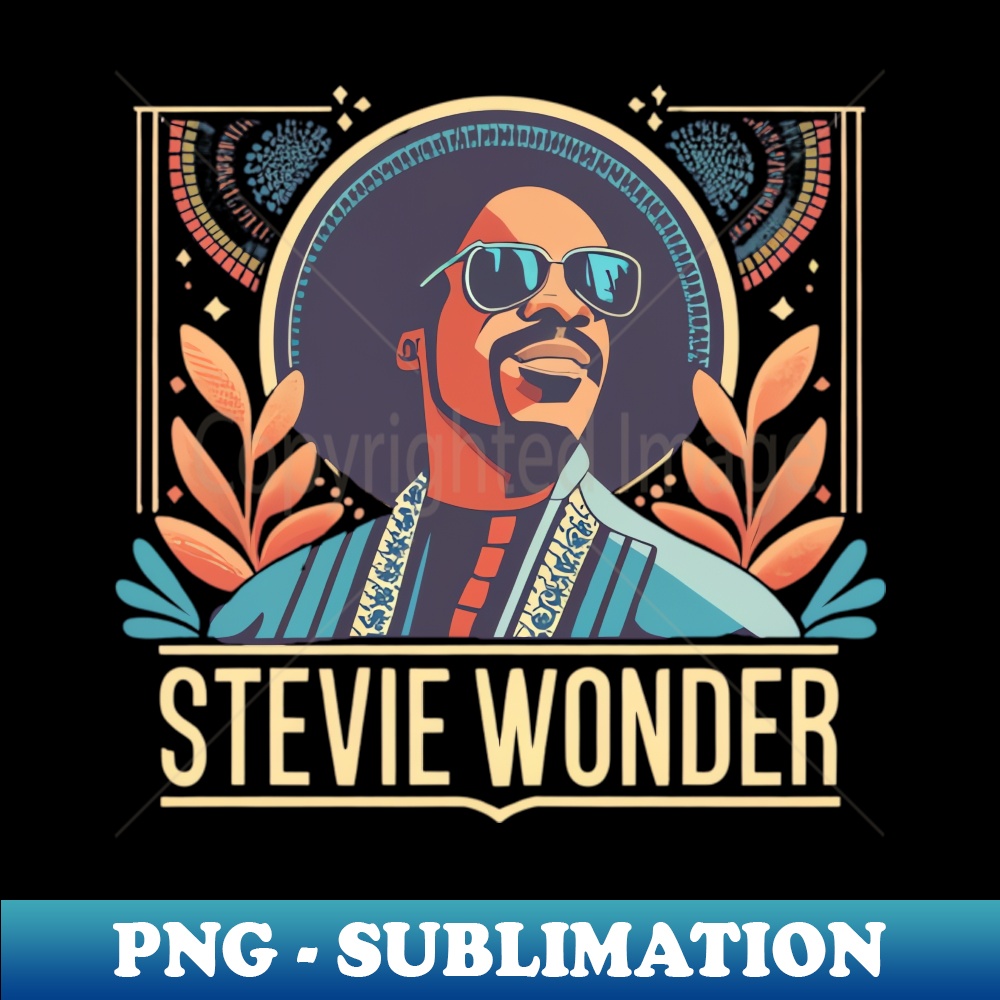Stevie The Genius Wonder - Signature Sublimation PNG File - - Inspire ...