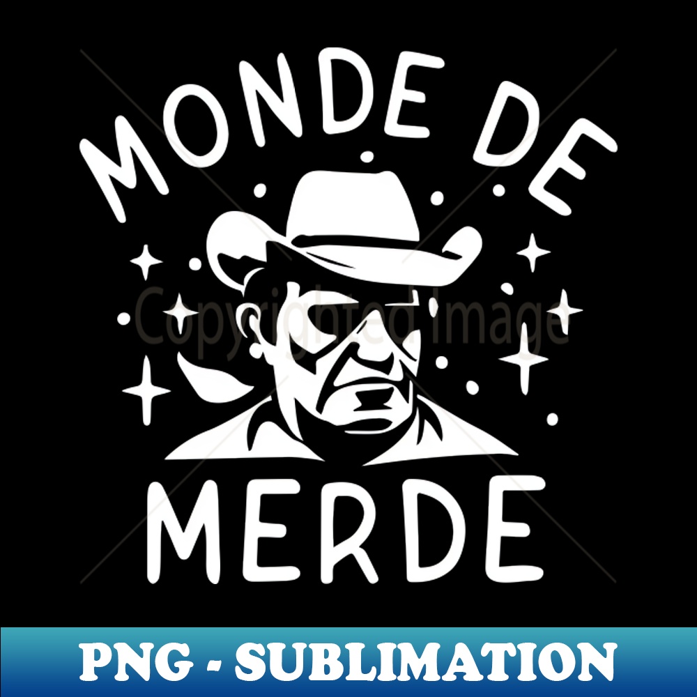 monde de merde french funny quote - High-Resolution PNG Su | Inspire Uplift
