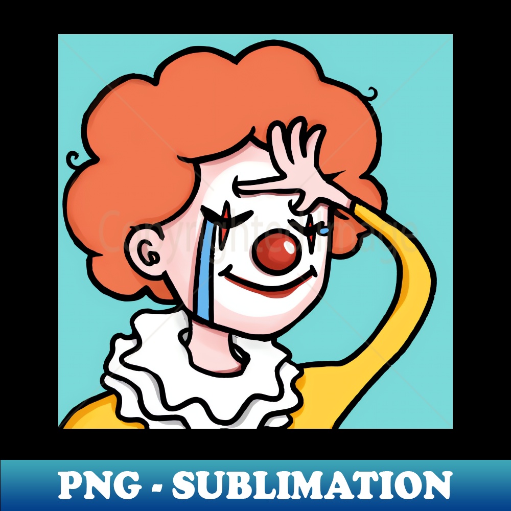 Tired Clown Meme T-Shirt - Funny Gifts - Digital Sublimation | Inspire ...