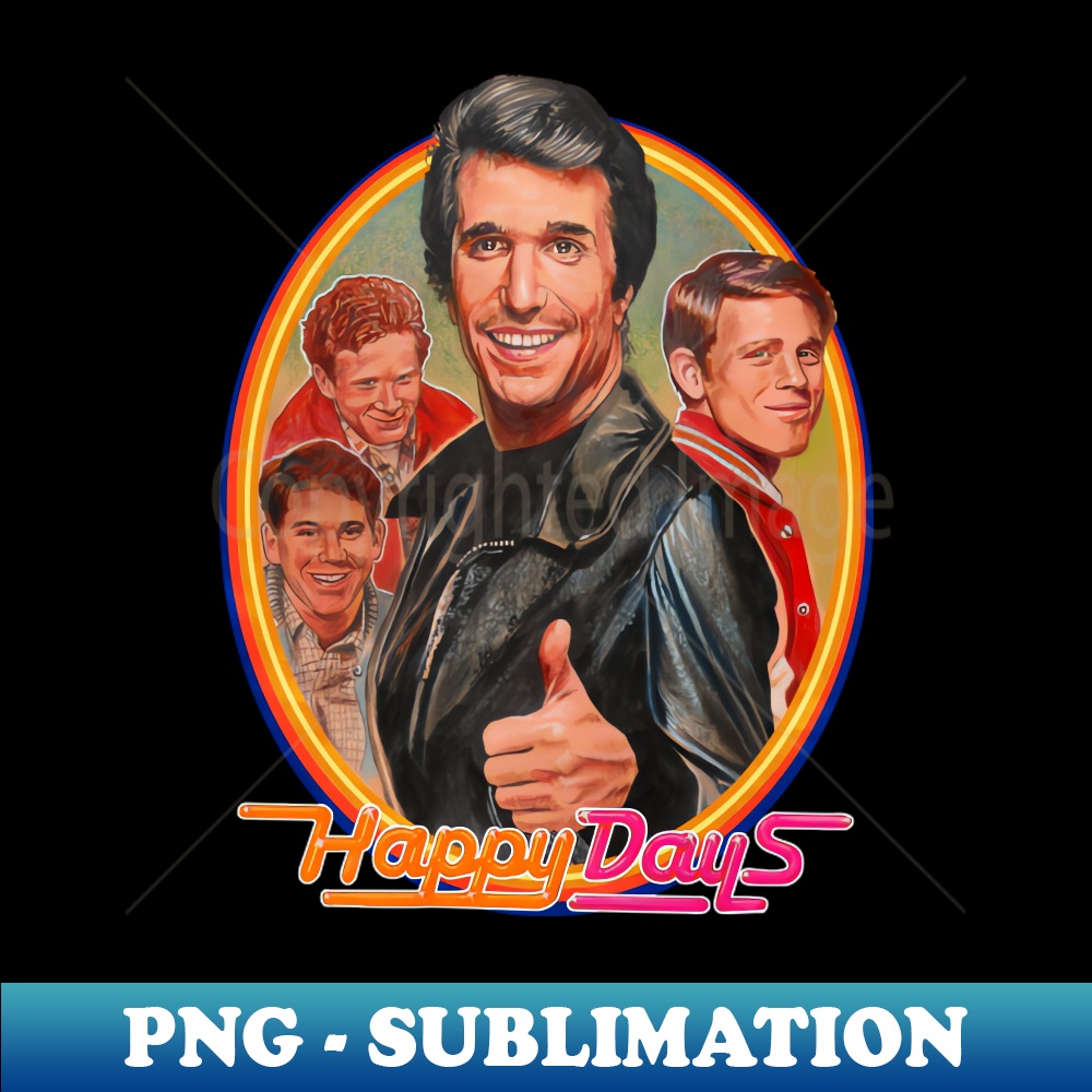 the Fonz and gang - Aesthetic Sublimation Digital File - Unl | Inspire ...