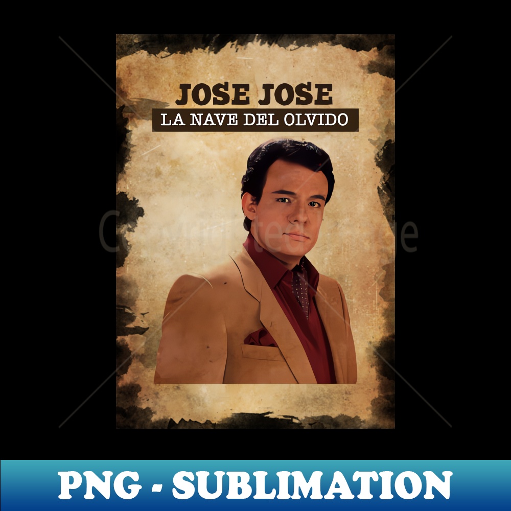 Vintage Old Paper 80s Style Jose Jose - PNG Transparent Subl | Inspire ...