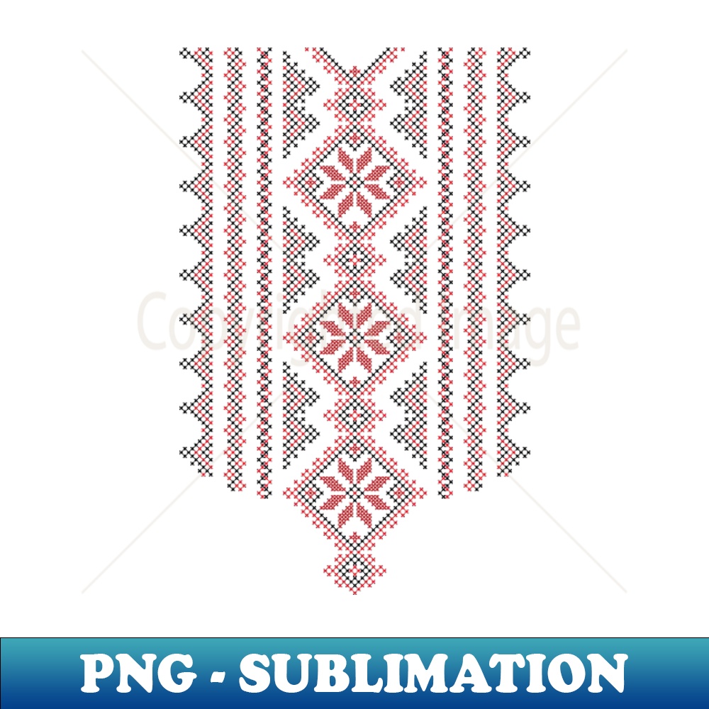 Palestinian Jordanian Realistic Embroidery Pattern 15 - Pale | Inspire ...