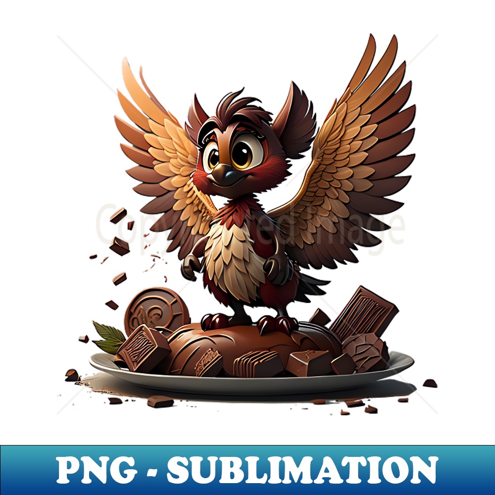 Chocolate bird - Vintage Sublimation PNG Download - Transfor - Inspire ...