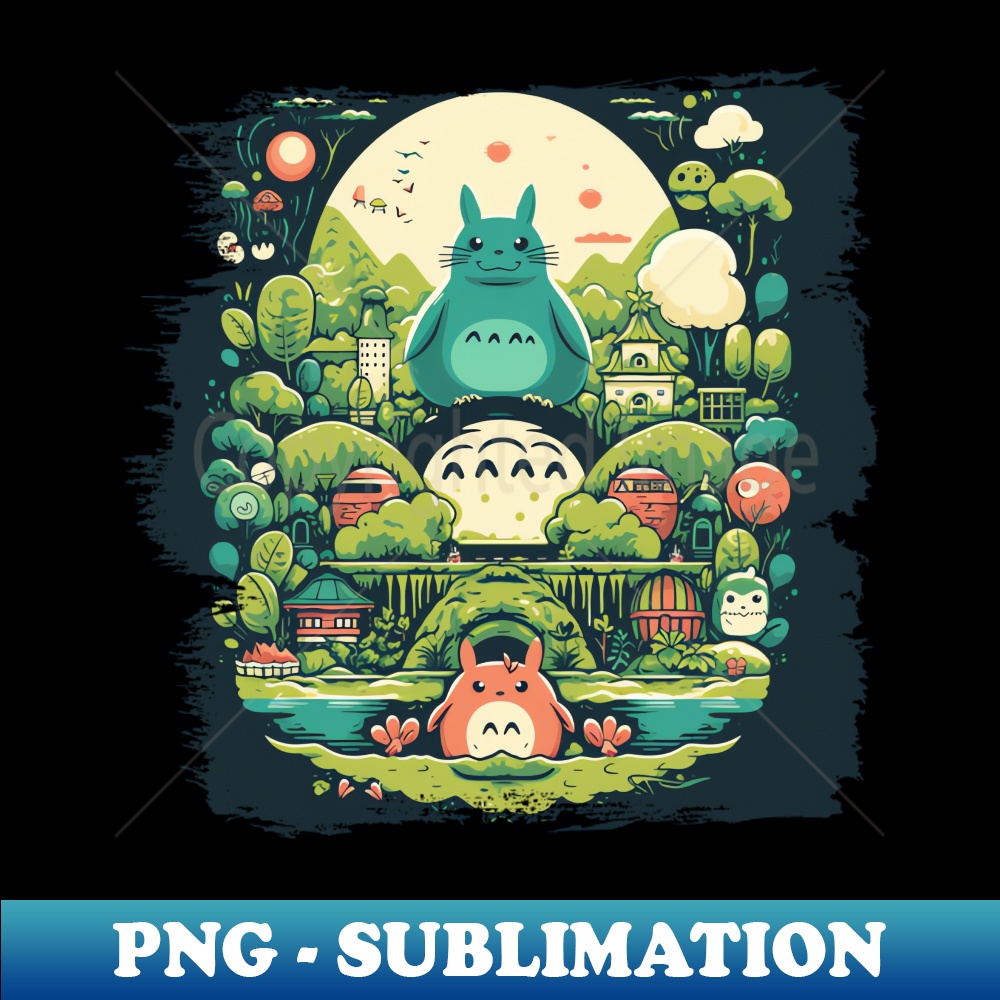 anime manga forest - Sublimation-Ready PNG File - Stunning S | Inspire ...