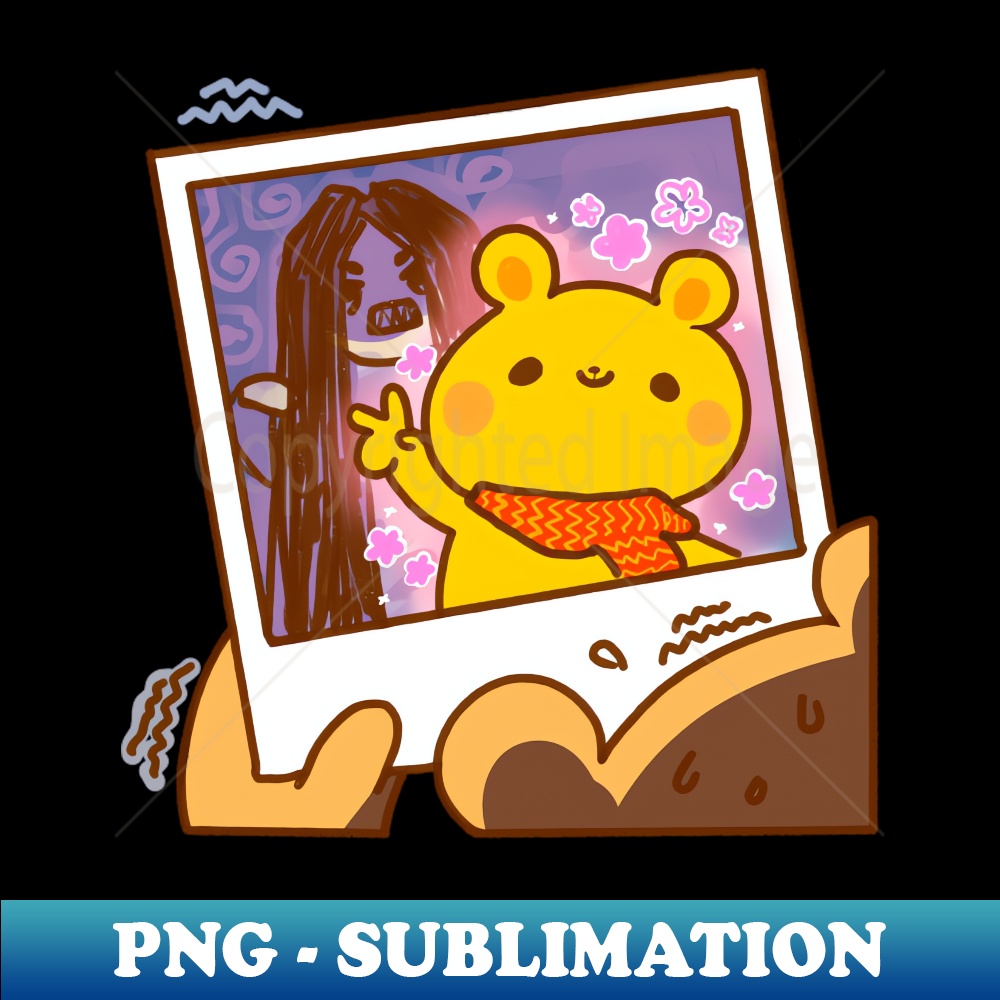 Scary Ghost Innocent Bear Polaroid - Signature Sublimation P | Inspire ...