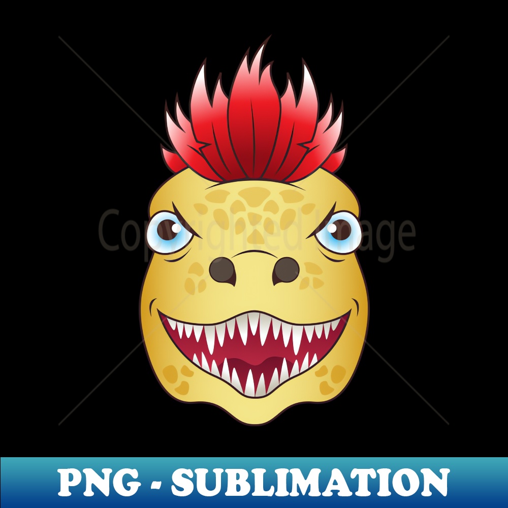 Utahraptor Punk Dinosaur - Elegant Sublimation PNG Download | Inspire ...