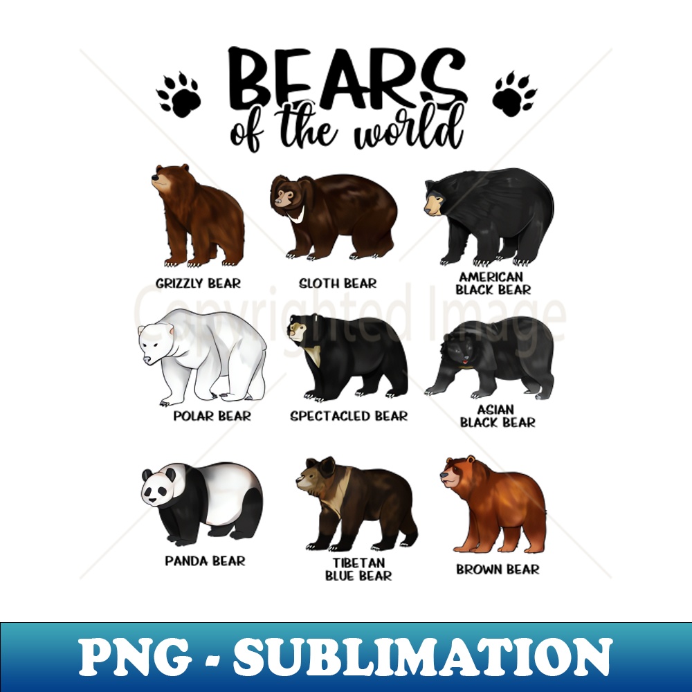 Bears of the world - Bears - Professional Sublimation Digita | Inspire ...