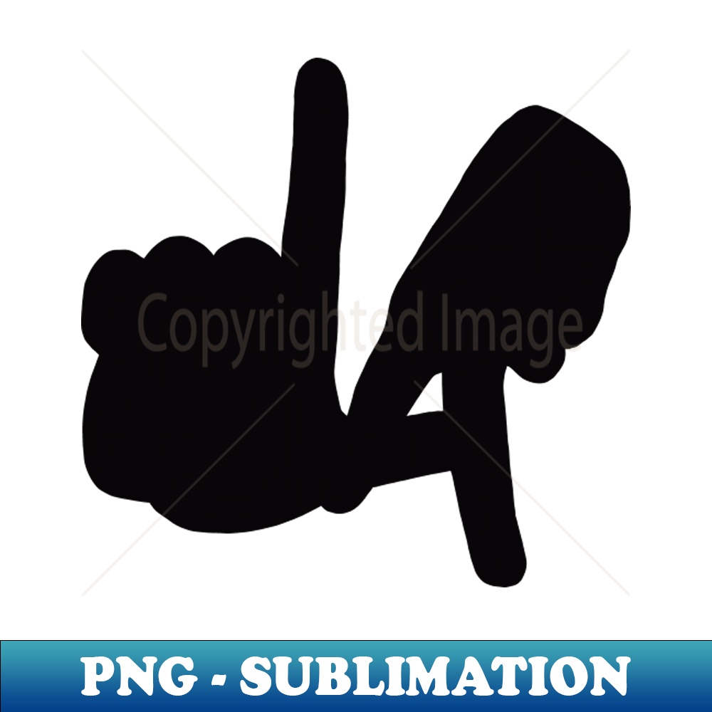 LA Hands Silhouette Black - Digital Sublimation Download Fil | Inspire ...
