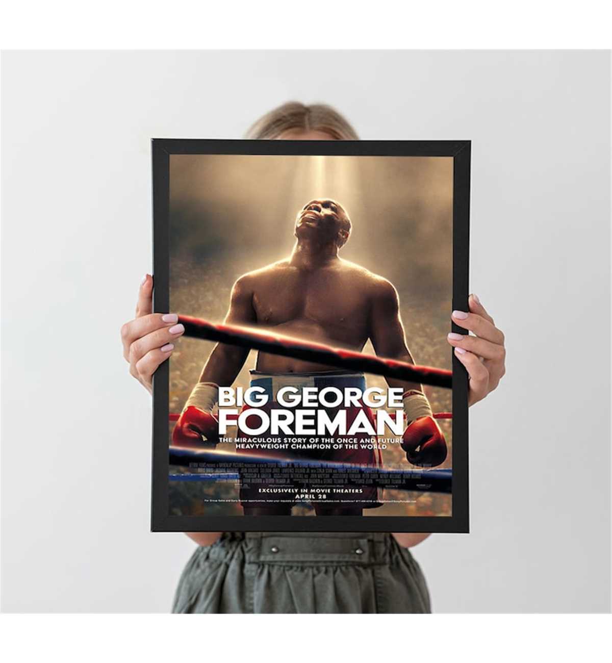 Big George Foreman (2023) Poster, A4 A3 A2 | Inspire Uplift