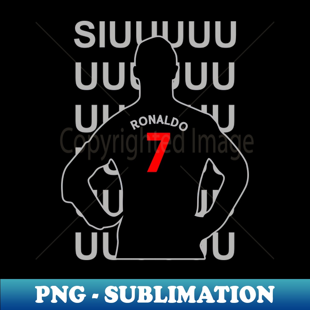 Siuuuuuu Cristiano Ronaldo - PNG Transparent Sublimation Des | Inspire ...