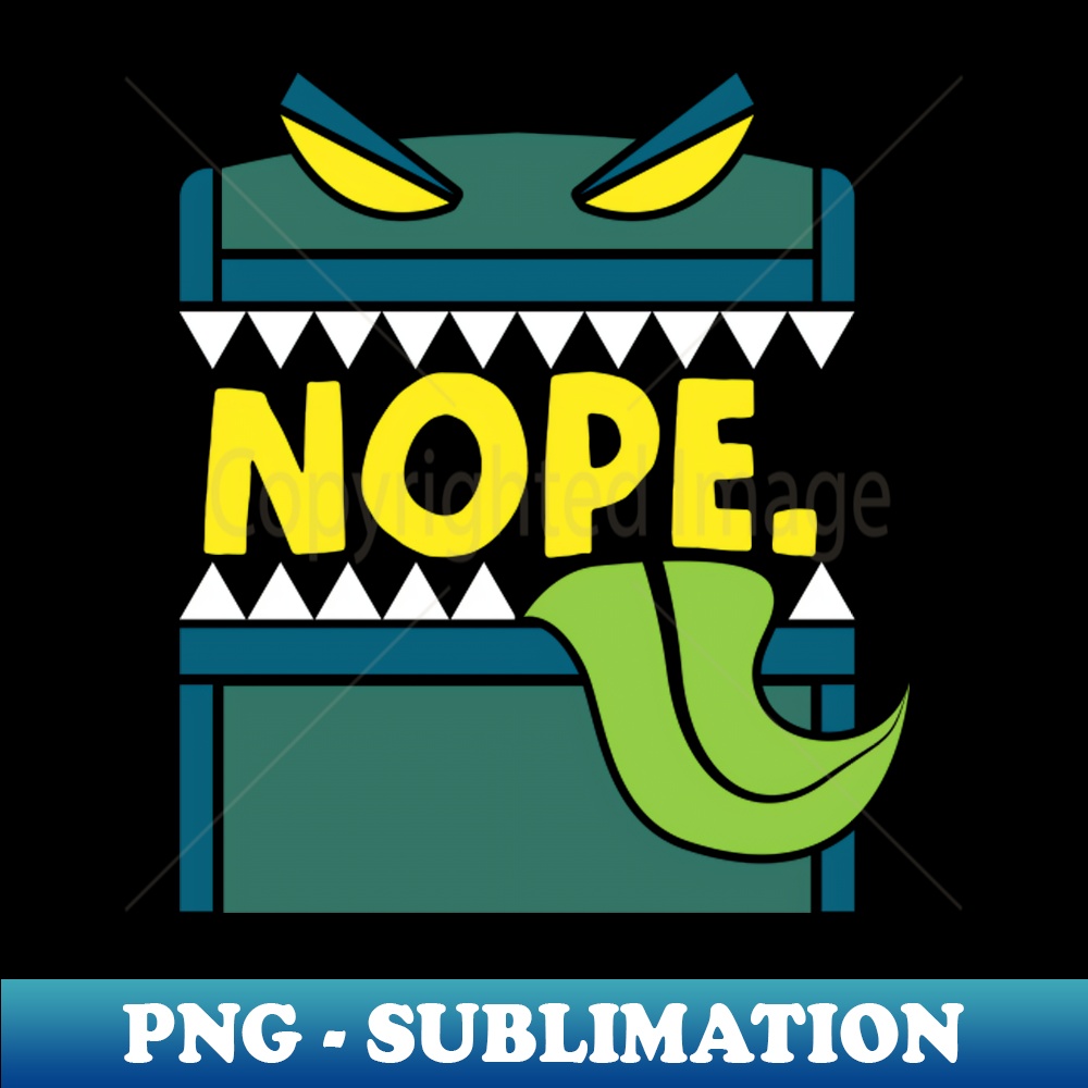 Nope Box Green Variant - PNG Transparent Digital Download Fi - Inspire ...