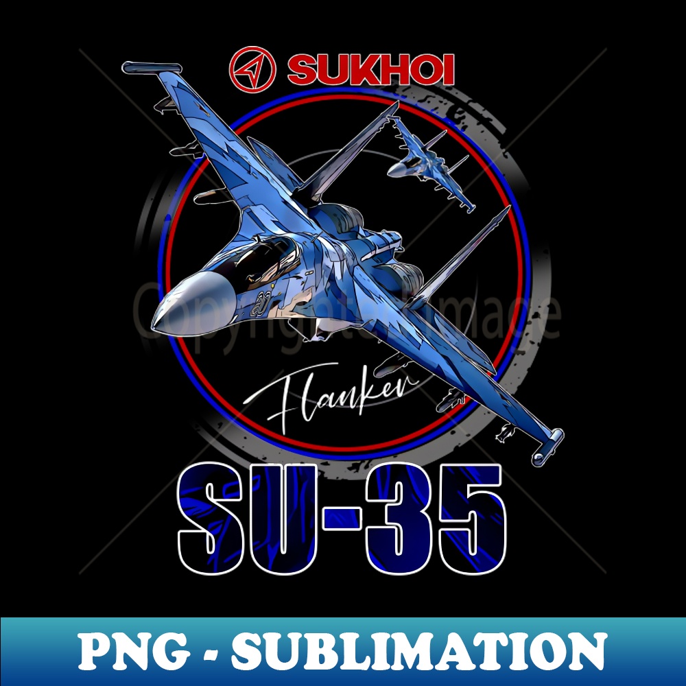 Sukhoi SU-35 Flanker Fighterjet - High-Resolution PNG Sublim - Inspire ...